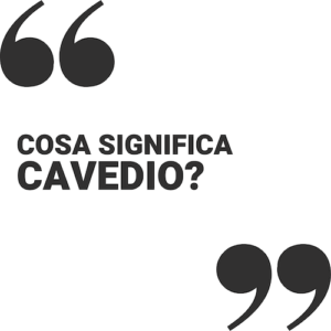 Cavedio > Significato - Cosa Significa?